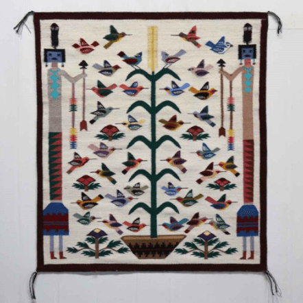 Tree of Life / Corn Pollen Chant, a Navajo Sandpainting Design – Garland's