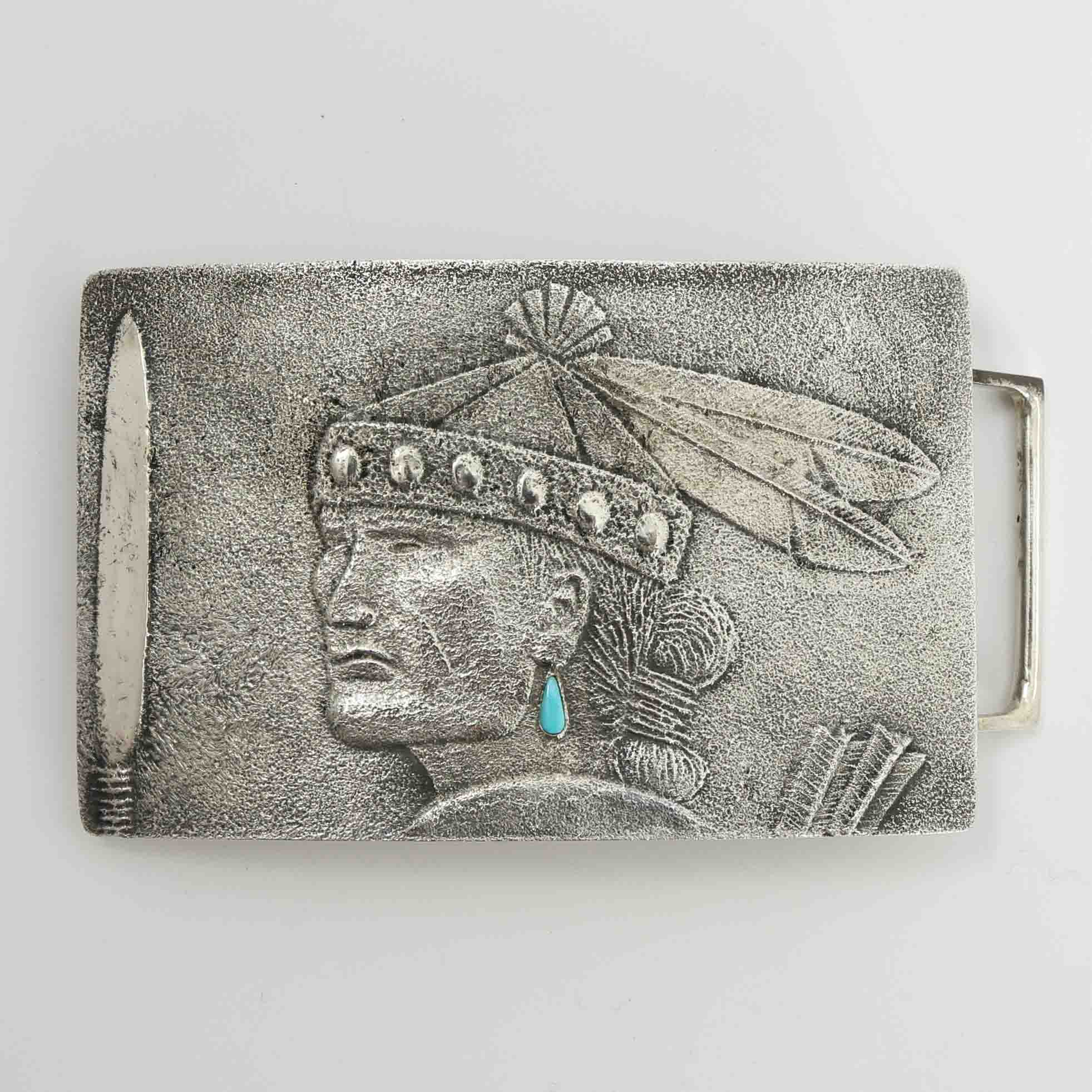 Navajo Warrior Buckle – Garland's